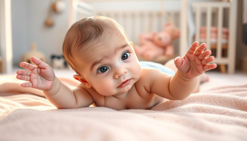 Les étapes clés développement pour un bébé de 4 mois